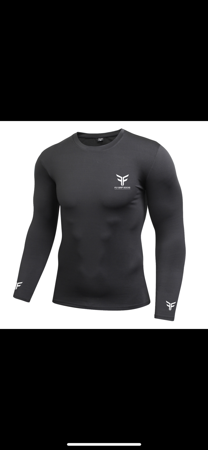 Black compression top – flygripsocks